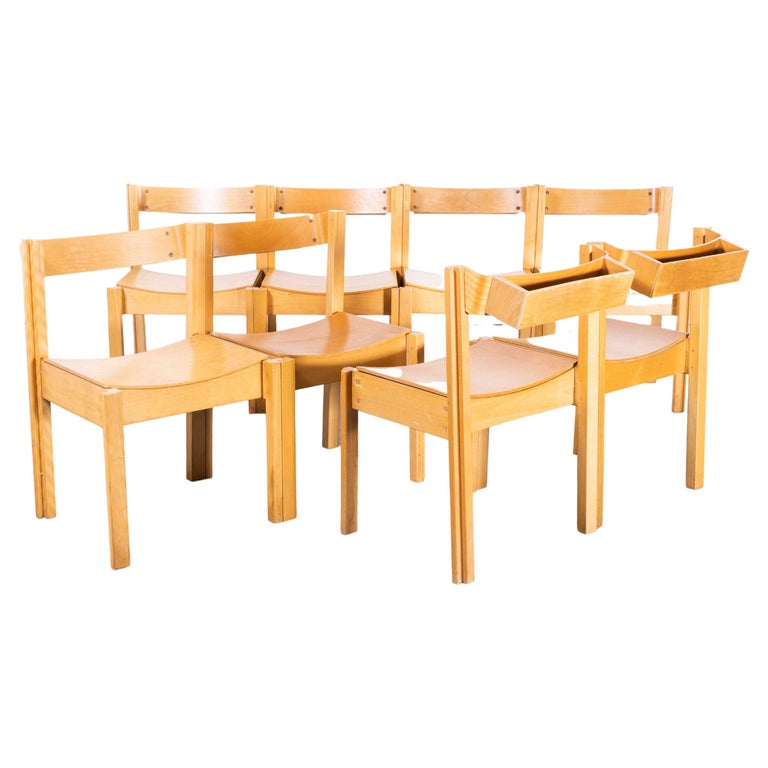 1960's Linking And Stacking Chairs By Clive Bacon - Set Of Eight For ...