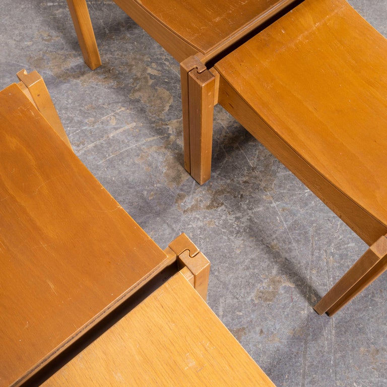 1960's Linking And Stacking Chairs By Clive Bacon - Set Of Six For Sale ...