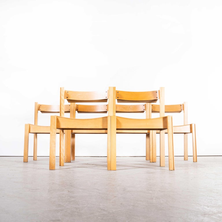 1960's Linking And Stacking Chairs By Clive Bacon - Set Of Six For Sale ...