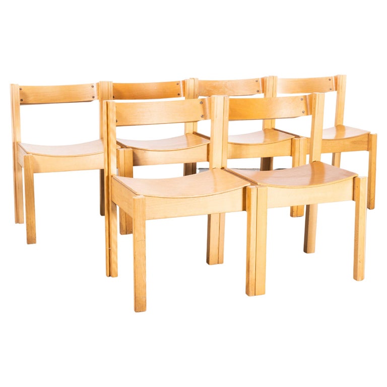 1960's Linking And Stacking Chairs By Clive Bacon - Set Of Six For Sale ...