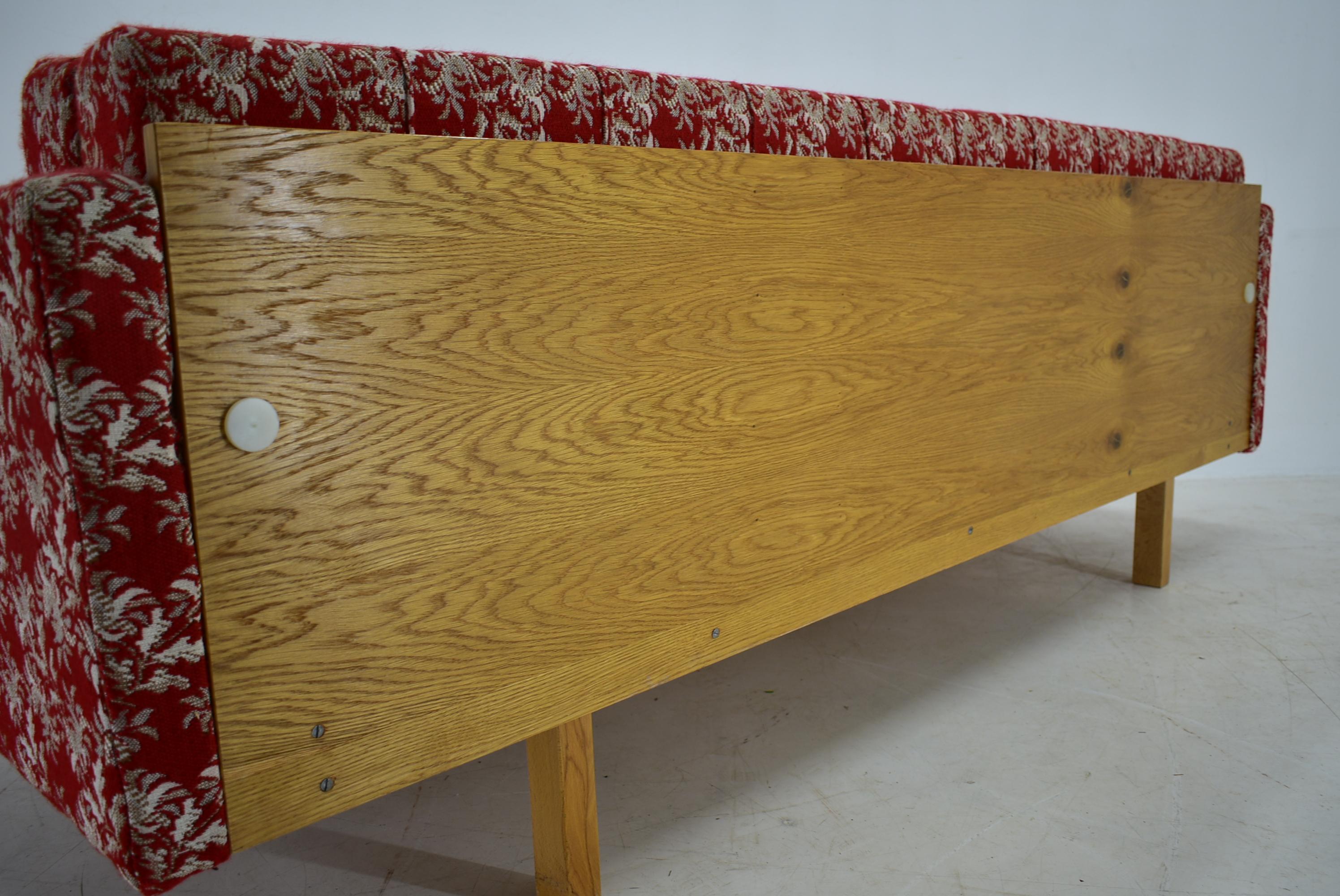 1960s Ludvik Volak 3-Seater Sofa/Bed by Drevopodnik Holesov ...