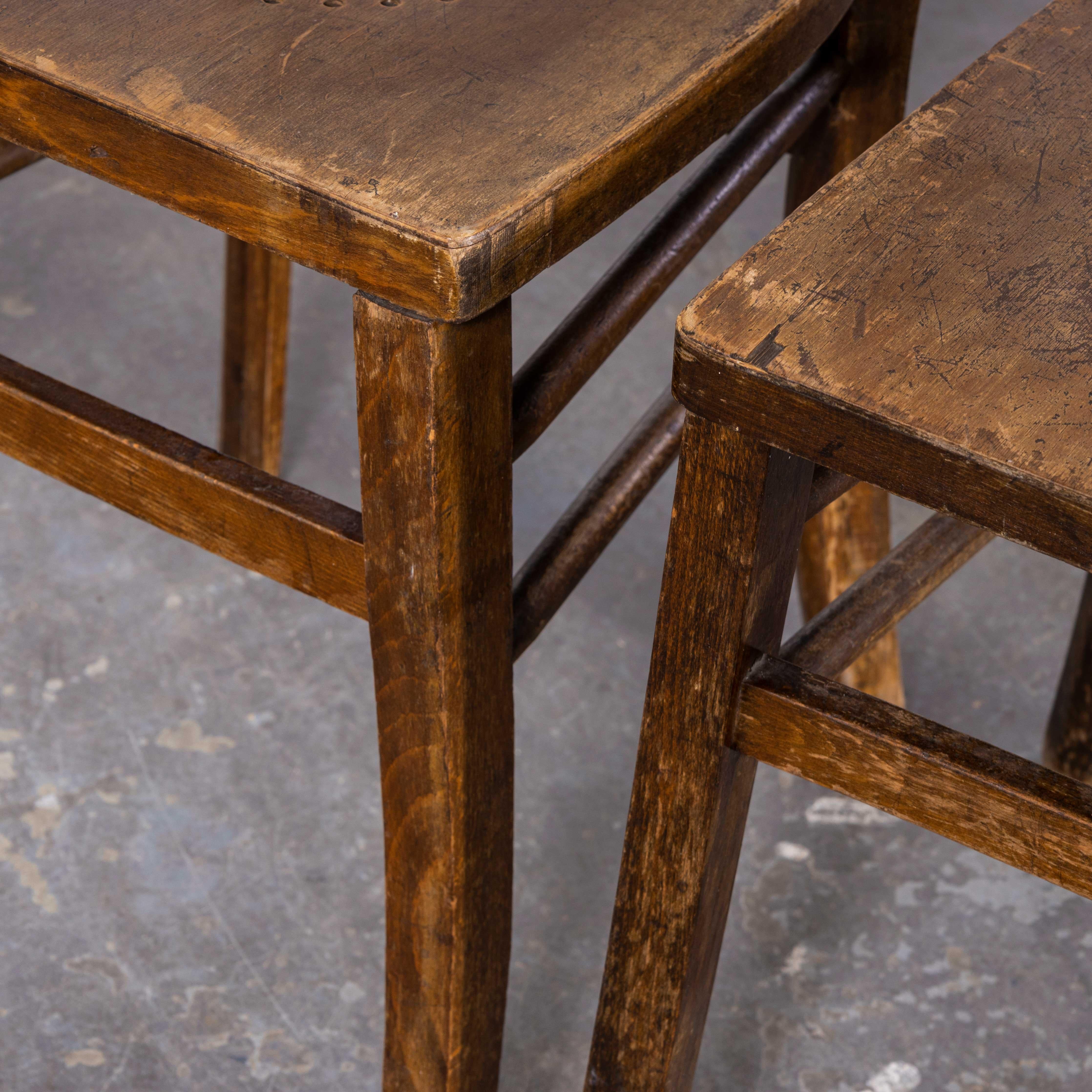 1960s Luterma Ladderback Bentwood Dining Chairs - Pair For Sale at 1stDibs