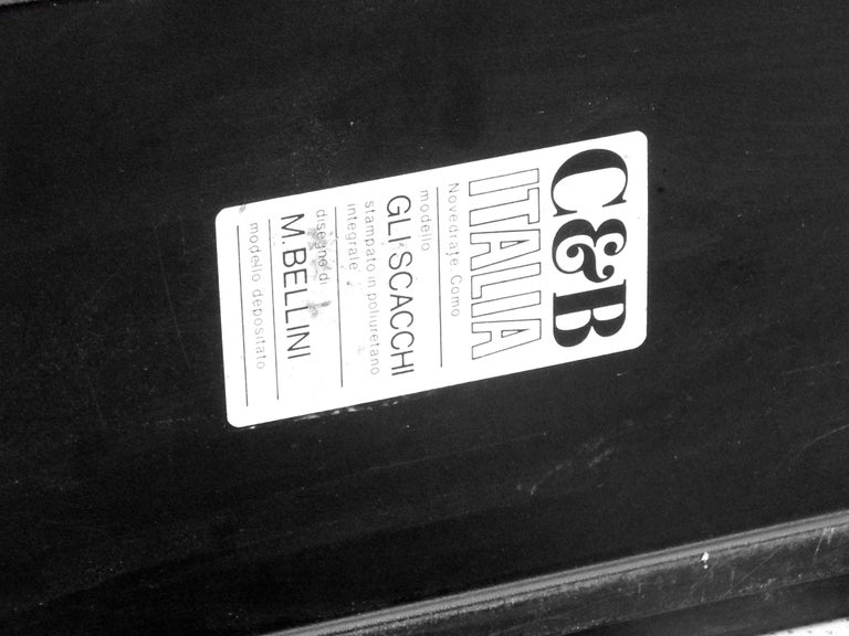 1960s Mario Bellini Design First Edit Scacchi Two "Horse" C&B Italy For ...