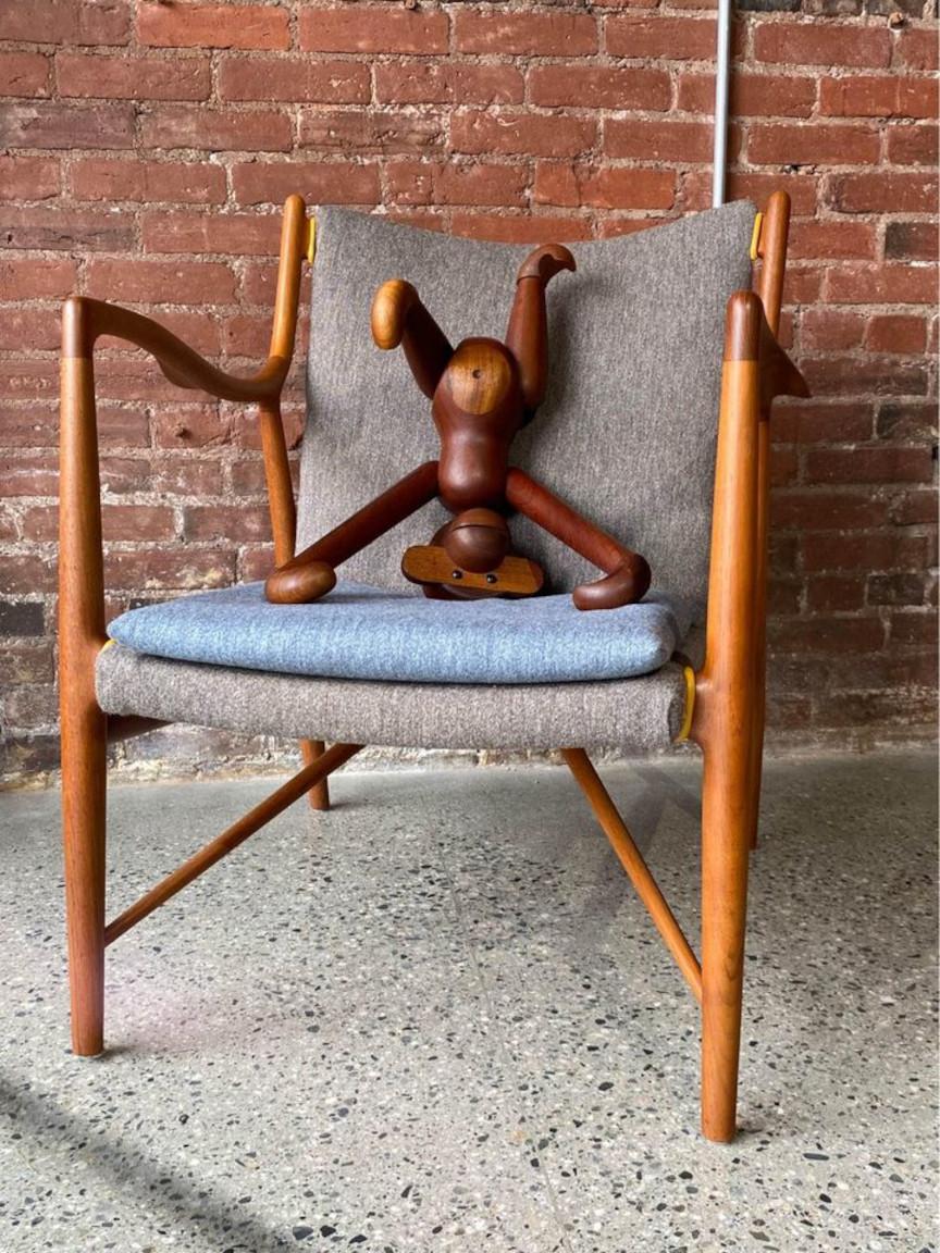 1960s Medium Size Teak Ape Monkey by Kay Bojesen For Sale at 1stDibs