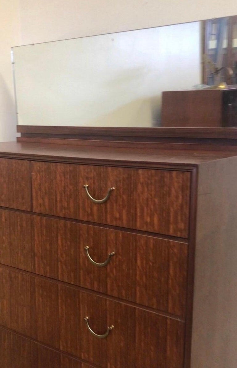 1960’s Meredew Lowboy Chest of Drawers with Vanity Mirror For Sale at ...