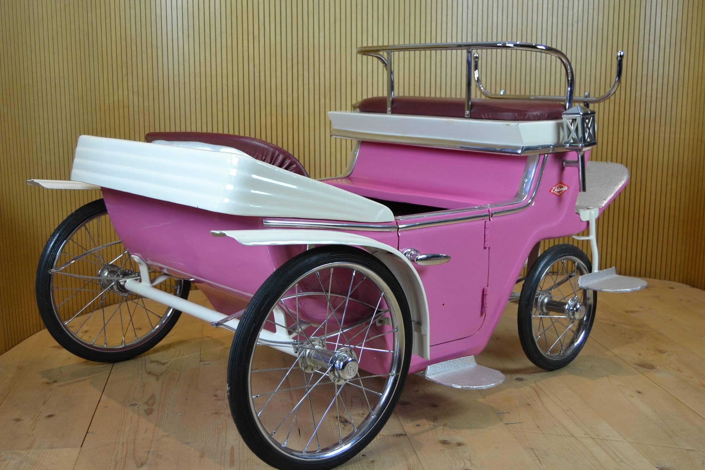 1960s Metal Carousel Carriage by L' Autopède Belgium at 1stDibs