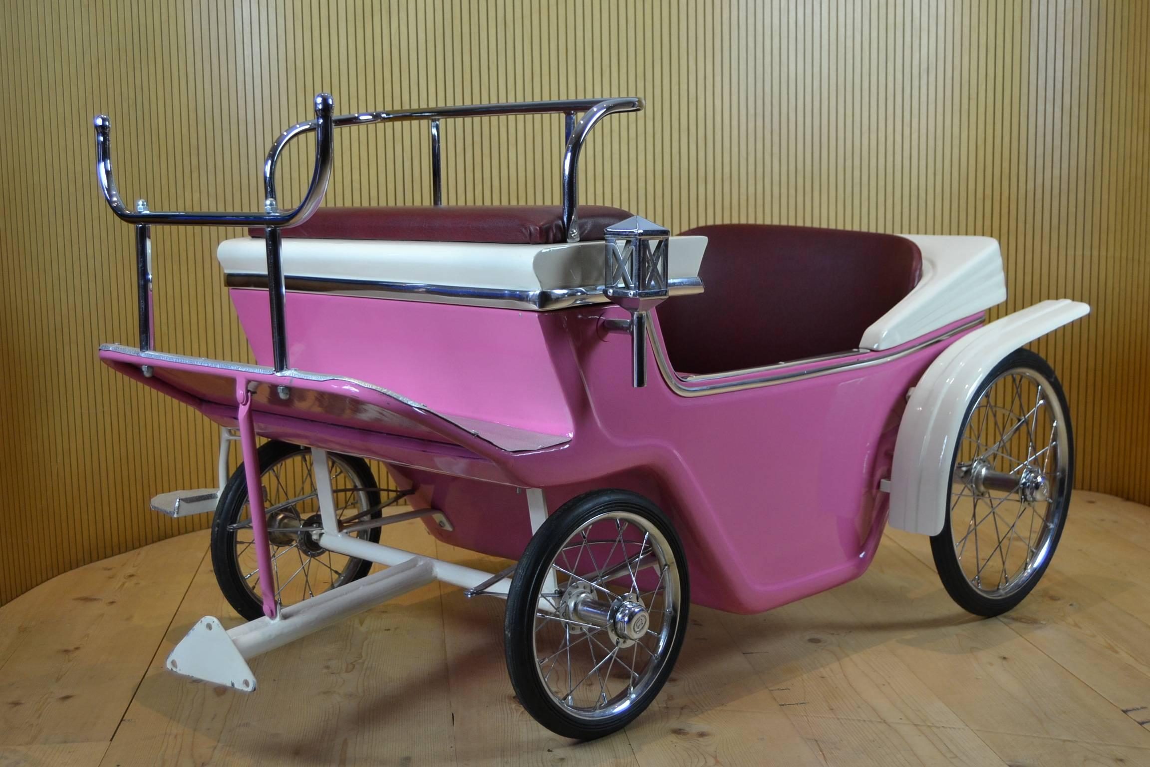 1960s Metal Carousel Carriage by L' Autopède Belgium at 1stDibs