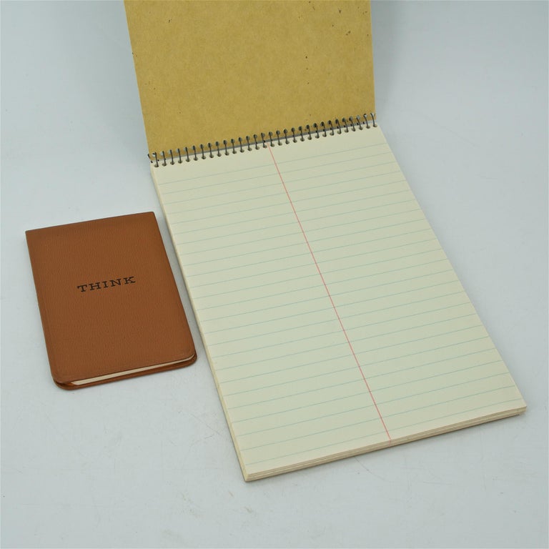 1960s Midcentury IBM THINK Notebook Office Ephemera Graphic Design Paul ...