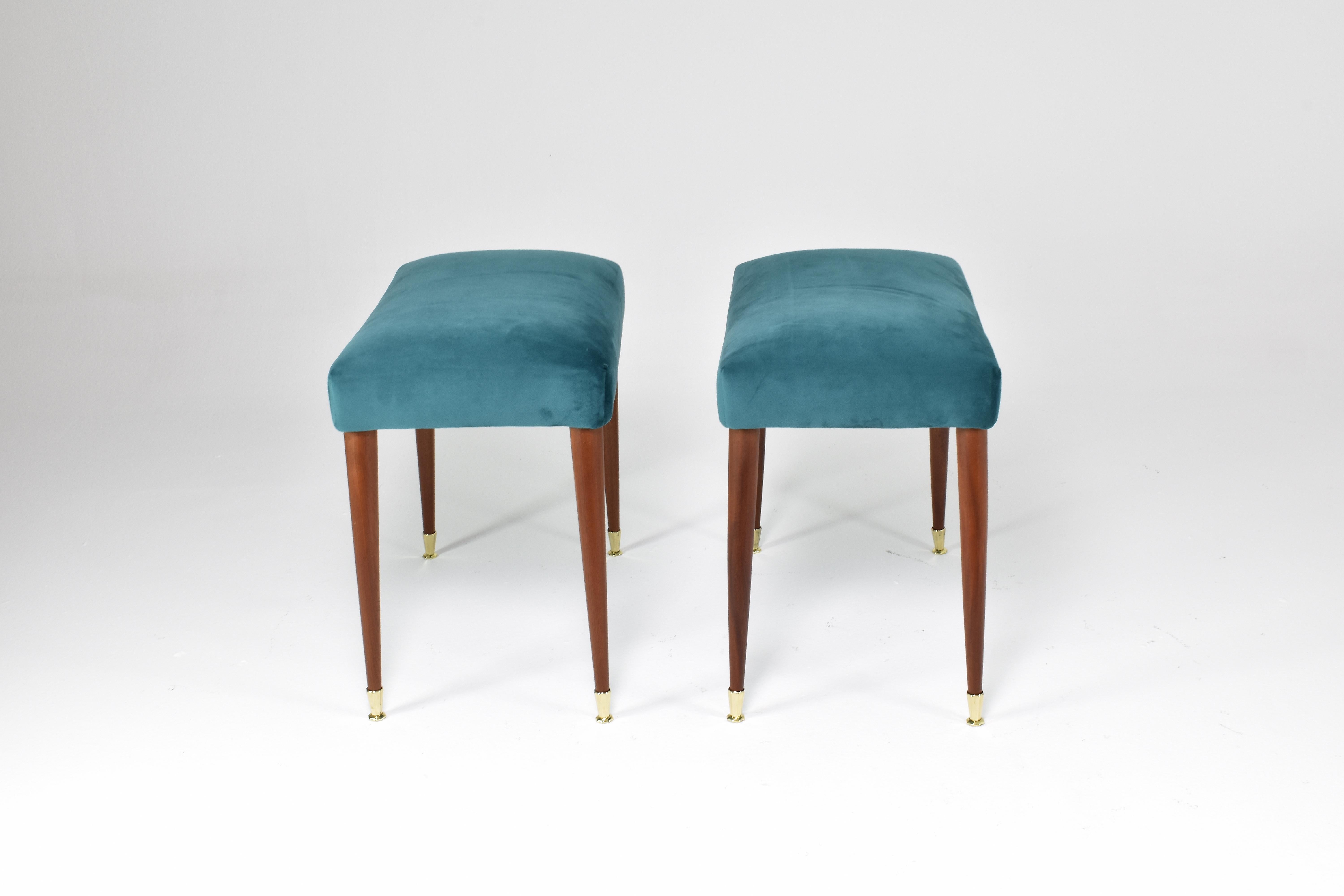 1960s mid-century modern Italian stools For Sale at 1stDibs