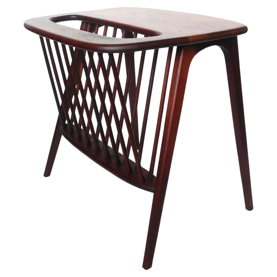 Teak Table Record Storage 3 For Sale On 1stdibs
