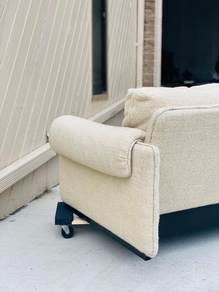 1960s Mid-Century Modern Plinth Angular One-Piece Sectional at 1stDibs