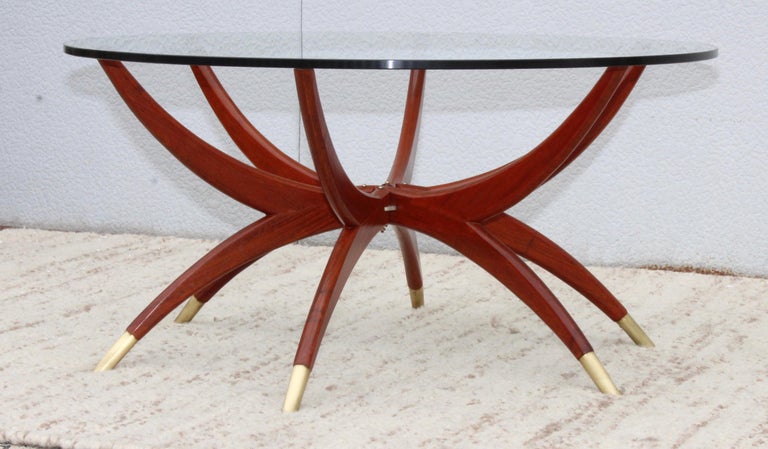 1960's Mid-Century Modern Spider Base Coffee Table at 1stDibs | spider ...