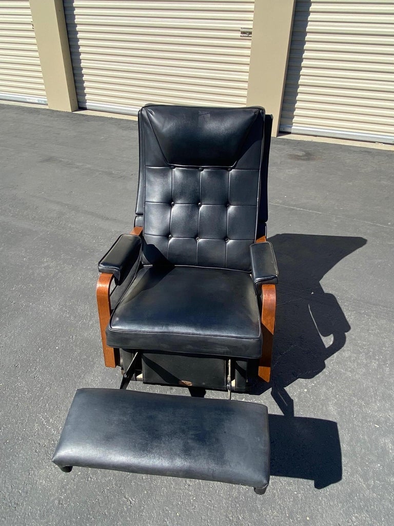 1960's Mid-Century Modern Vintage Lazy Boy Rocker and Recliner Walnut ...