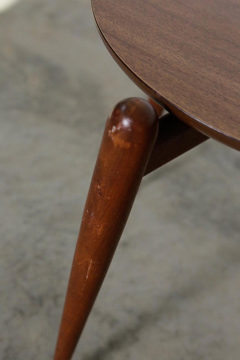 1960s Mid Century Round Stacking Side Table Custom Line by Stylecraft ...