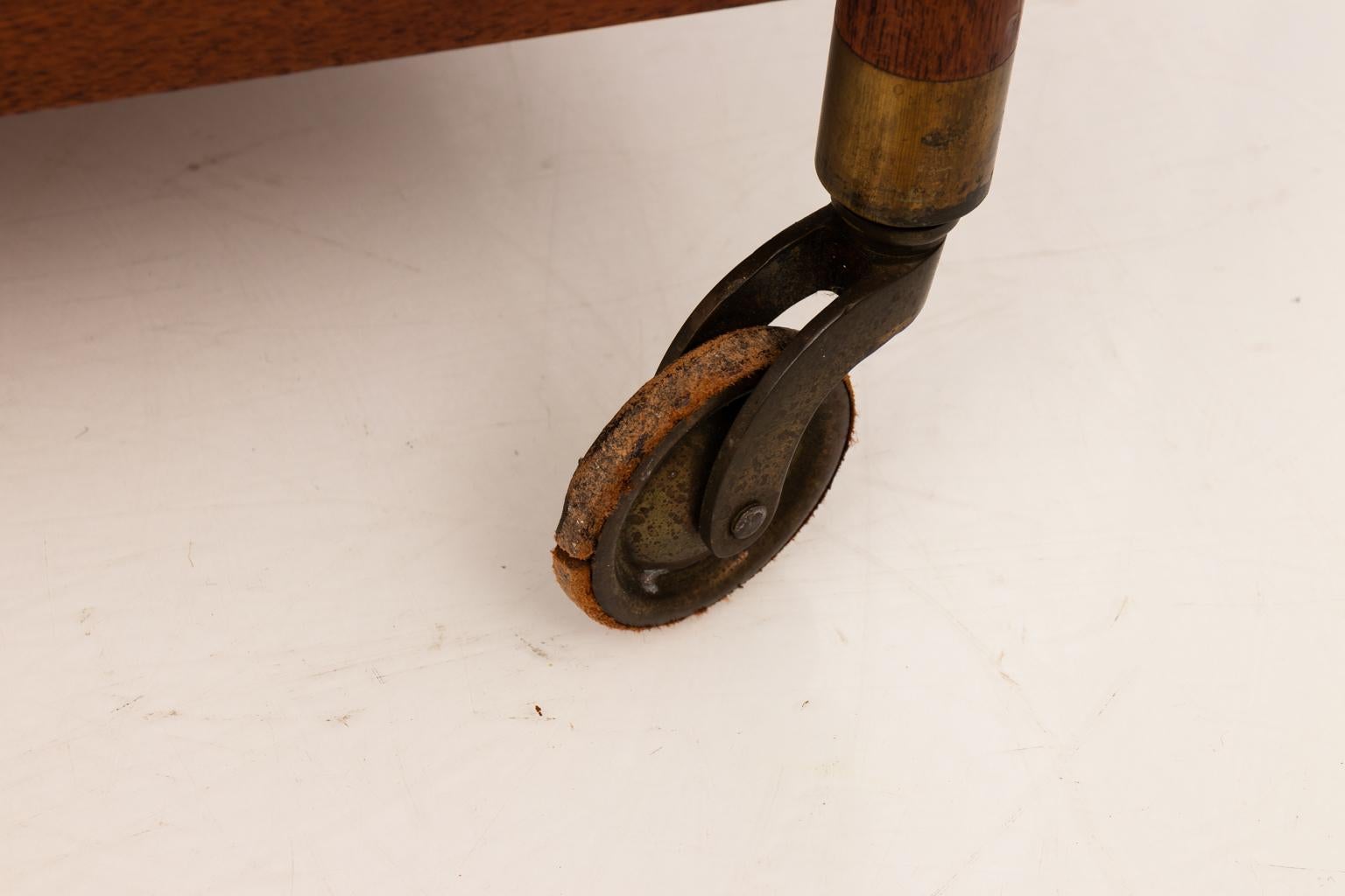 1960s Midcentury Danish Teak Drop-Leaf Trolly Table at 1stDibs | table ...