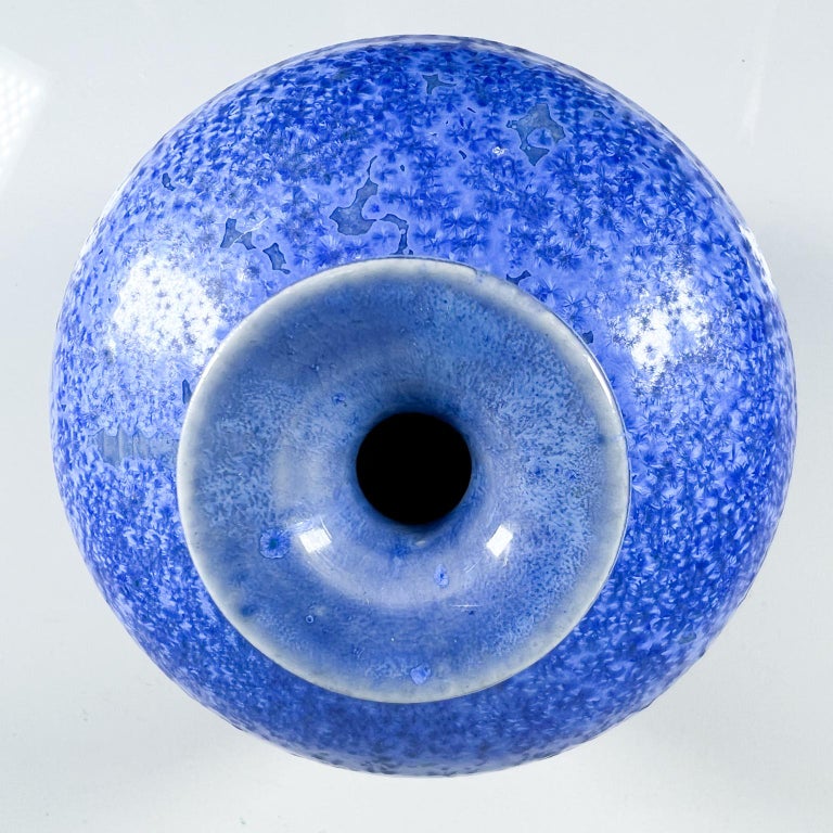 1960s Mid-Century Modern Studio Pottery Small Cobalt Blue Vase For Sale ...