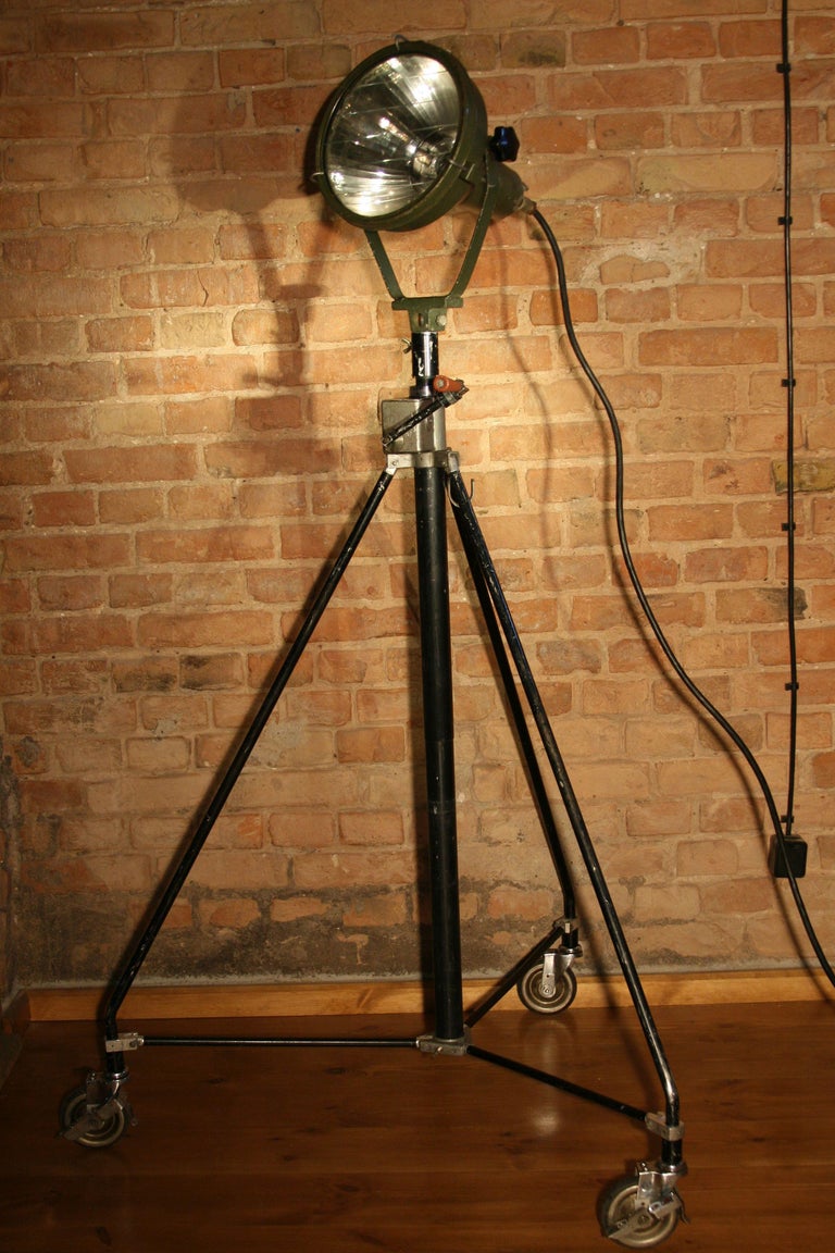 1960s Military Field Spotlight on a Tripod For Sale at 1stDibs | tripod ...