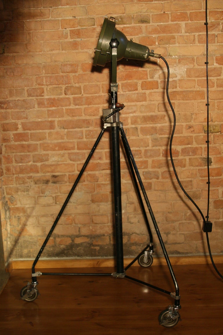 1960s Military Field Spotlight on a Tripod For Sale at 1stDibs | tripod ...