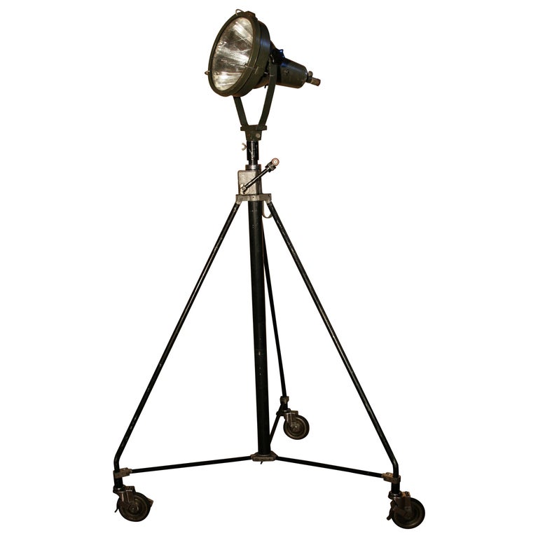 1960s Military Field Spotlight on a Tripod For Sale at 1stDibs | tripod ...