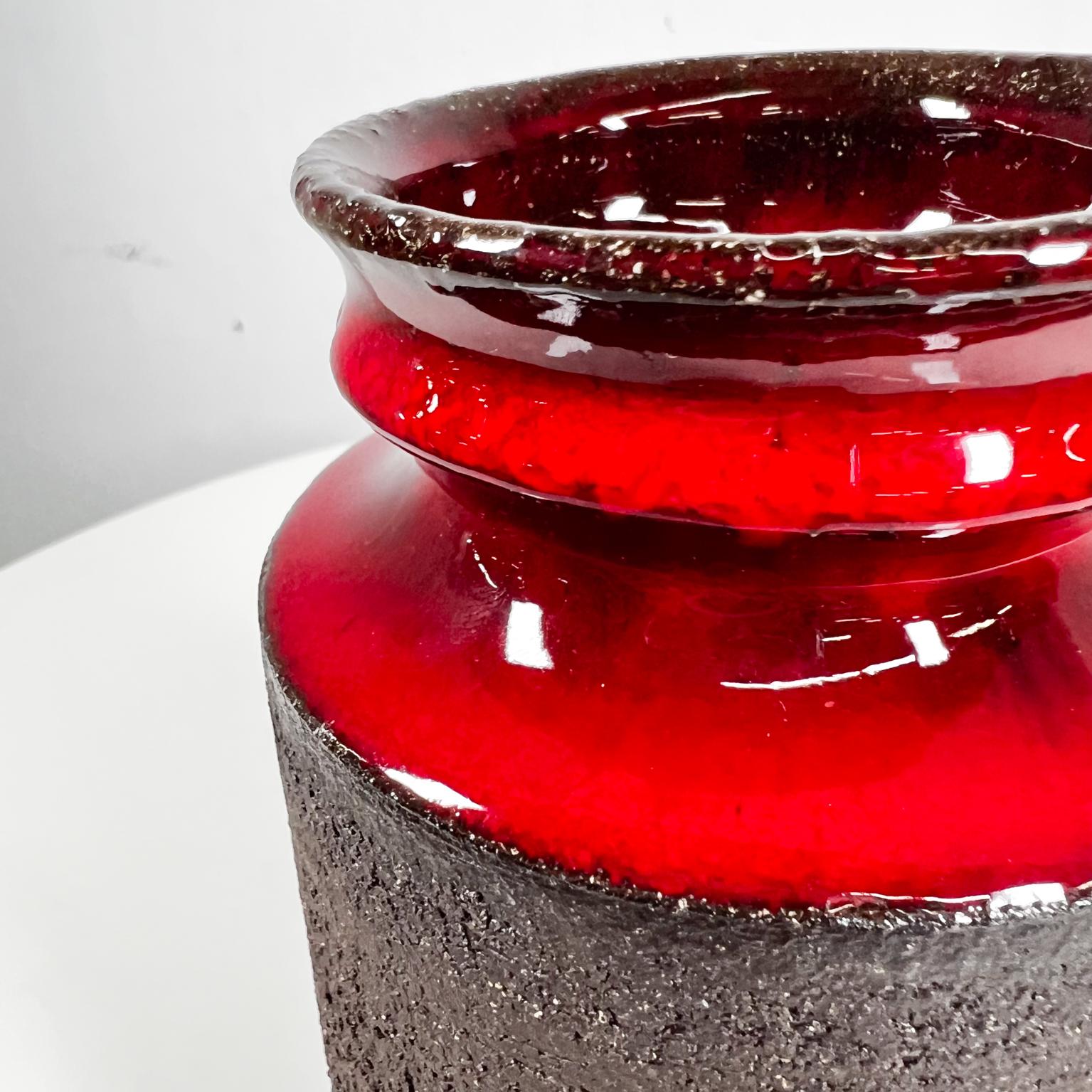 1960s Modern Red Glaze Vase Lehmann Pottery Denmark at 1stDibs ...