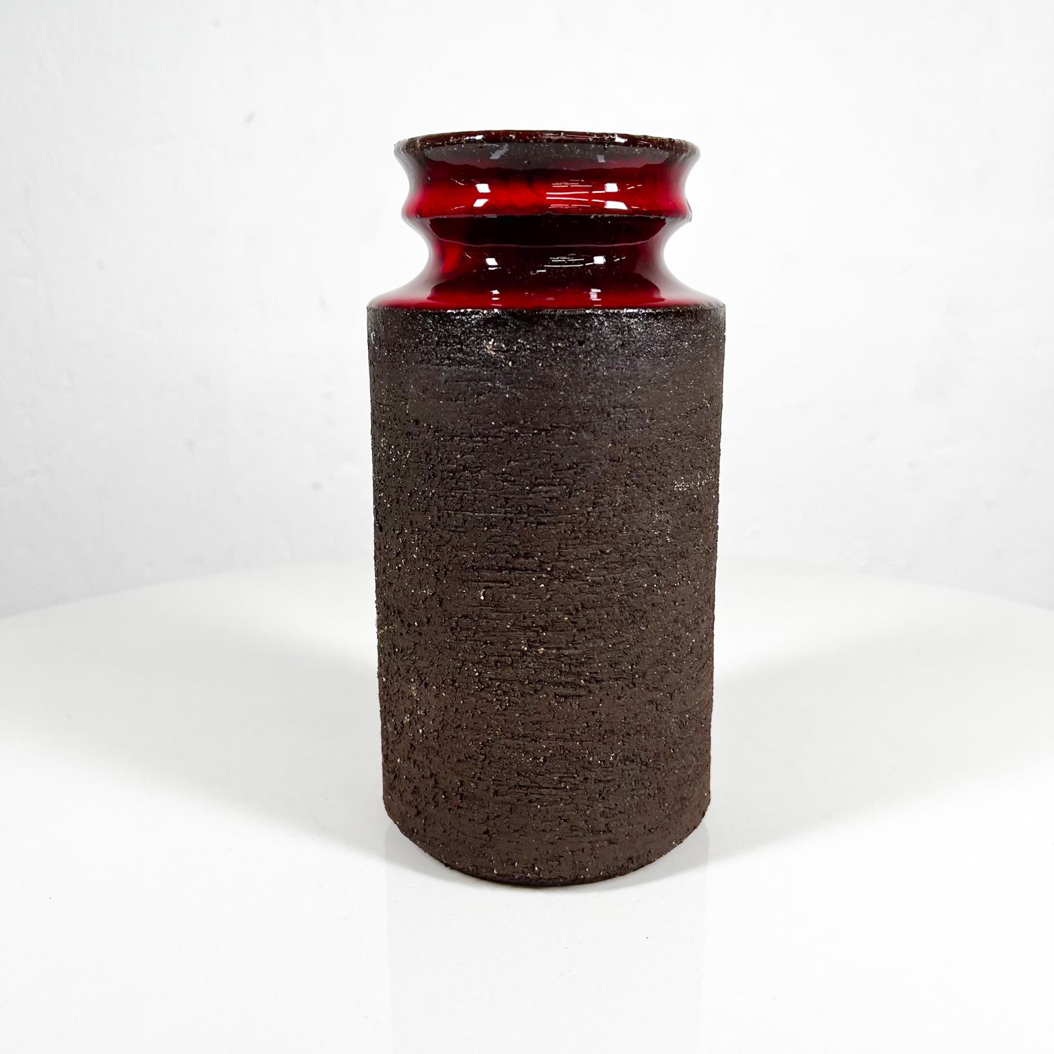 1960s Modern Red Glaze Vase Lehmann Pottery Denmark at 1stDibs ...