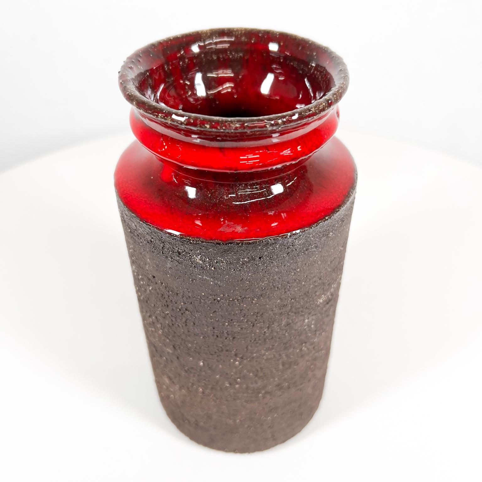 1960s Modern Red Glaze Vase Lehmann Pottery Denmark at 1stDibs ...