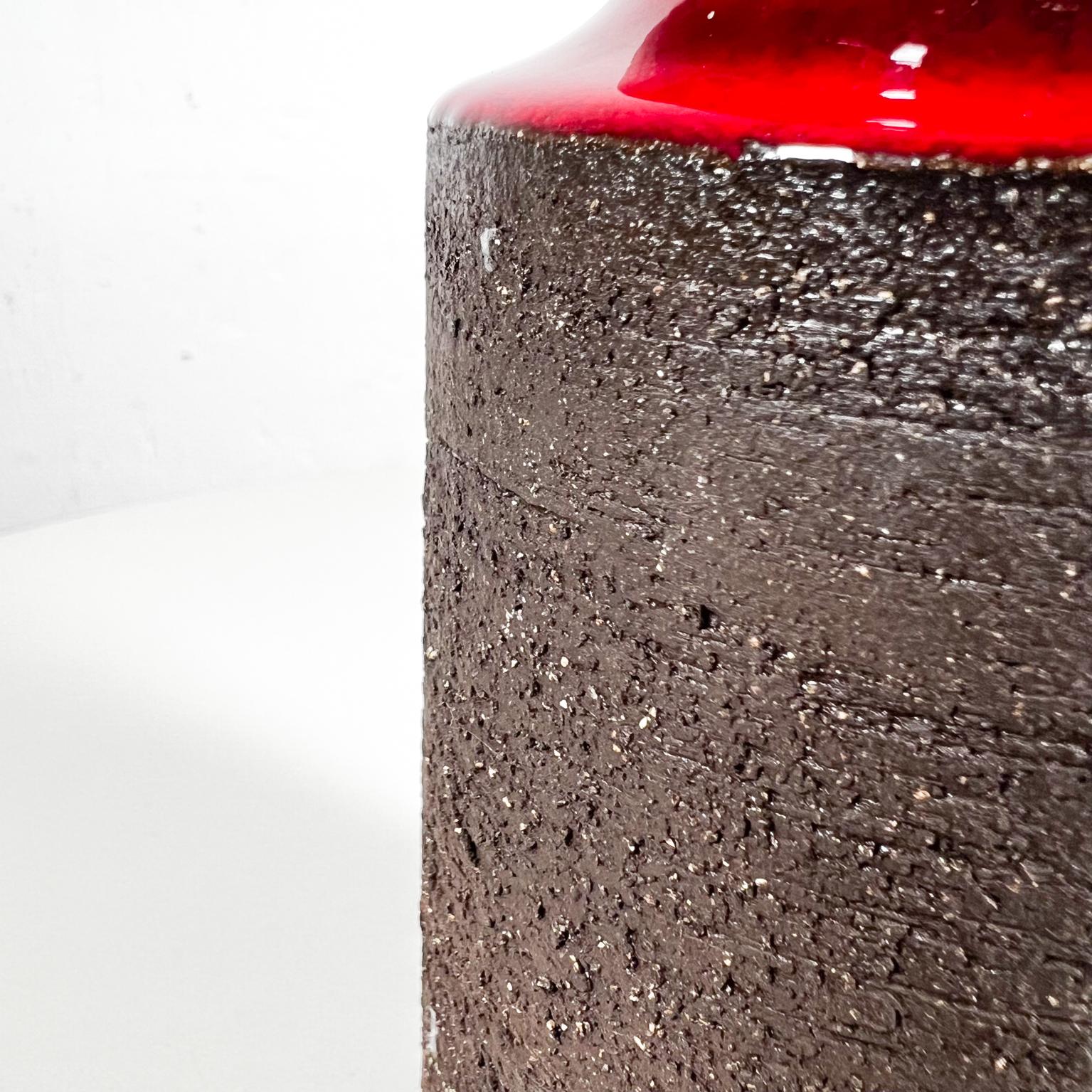 1960s Modern Red Glaze Vase Lehmann Pottery Denmark at 1stDibs ...