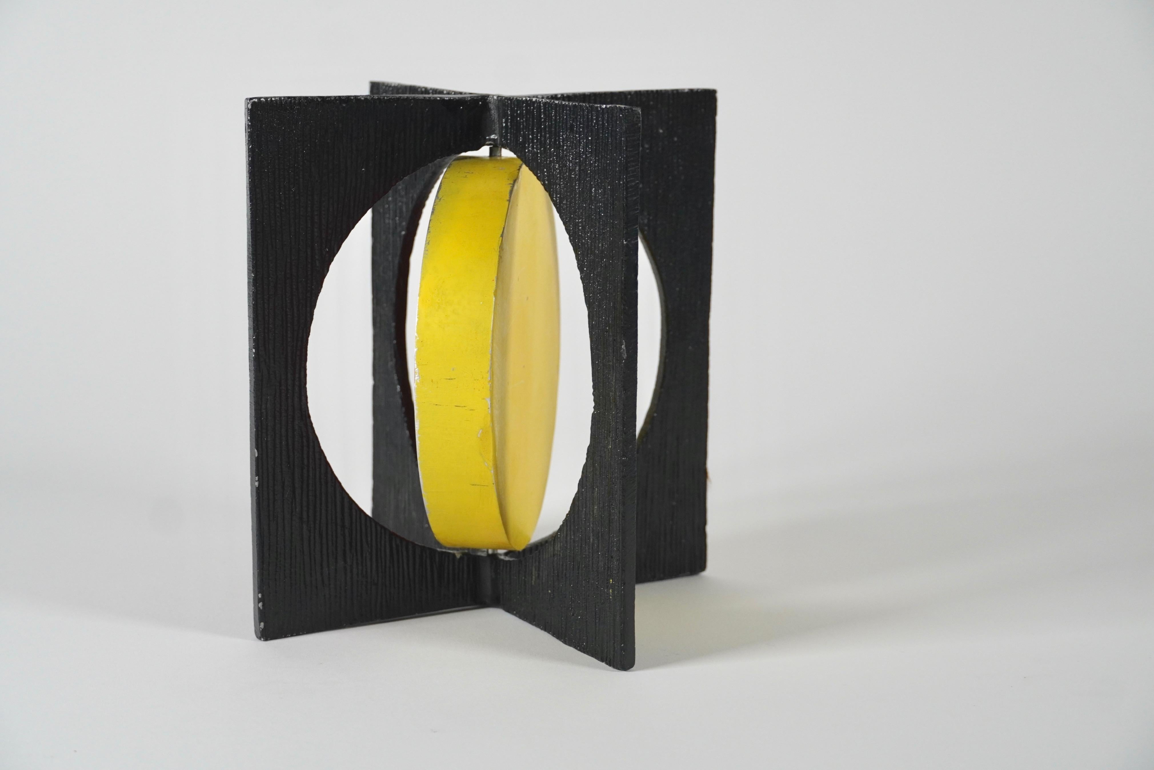 1960s Modernist Italian Kinetic Table Top Sculpture at 1stDibs