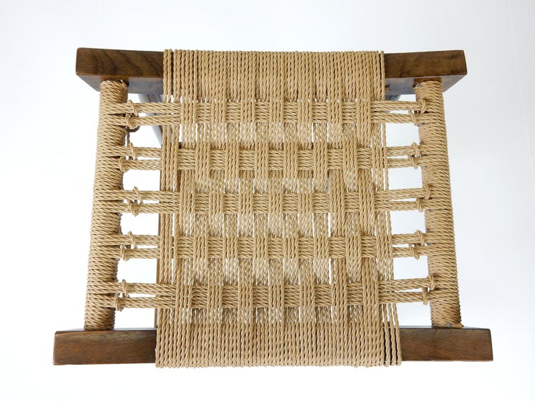 1960s Modernist Japanese Craftsman Bar Stool Set at 1stDibs