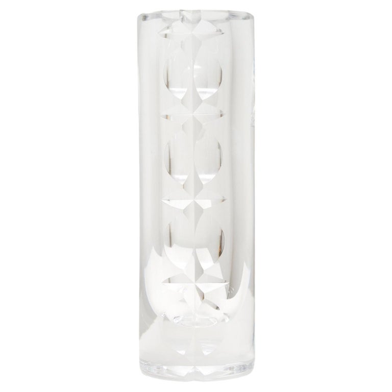 1960s Mona Morales-Schildt Clear Glass Vase for Kosta Boda For Sale at ...