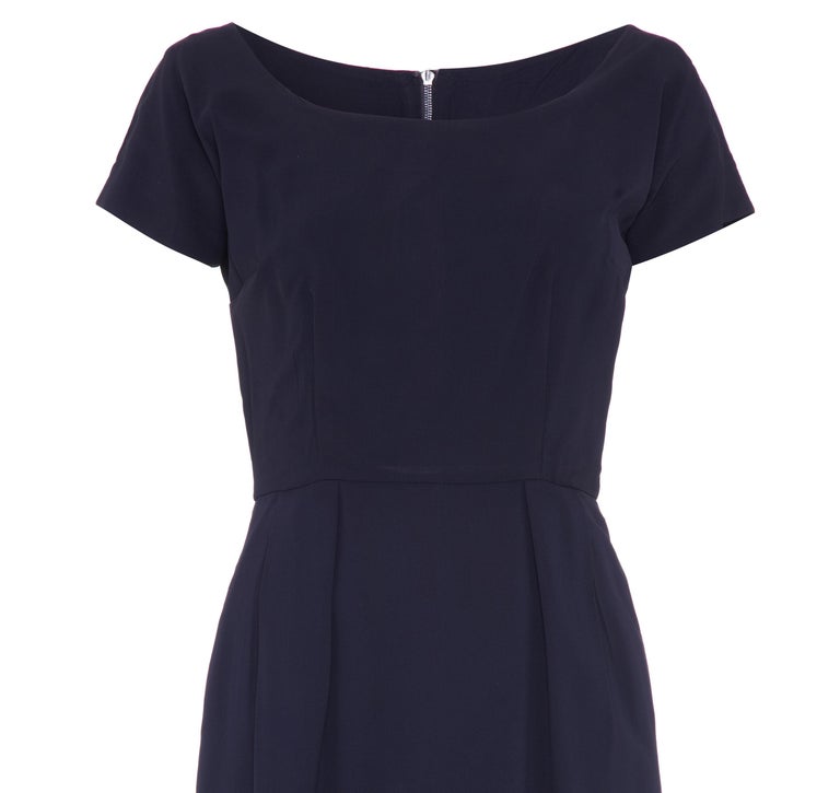 1960s Mr Mort Navy Dress and Jacket Suit For Sale at 1stDibs