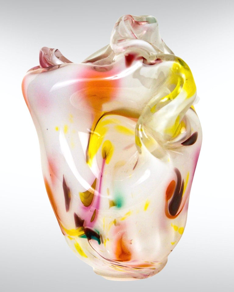 1960s Murano Studio Art Glass Organic Freeform Sculpture of a Heart For ...