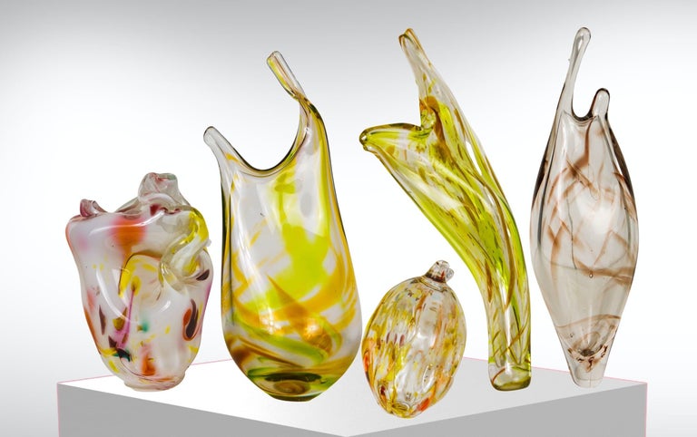 1960s Murano Studio Art Glass Organic Freeform Sculpture of a Heart For ...