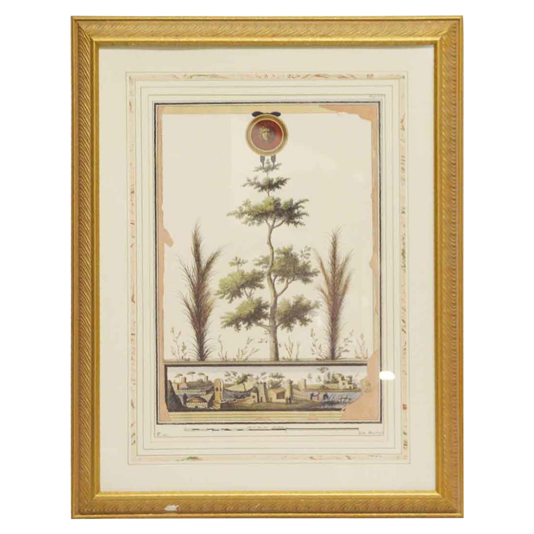 1960s NYC Waldorf Astoria Hotel Framed and Signed Decorative Print For ...