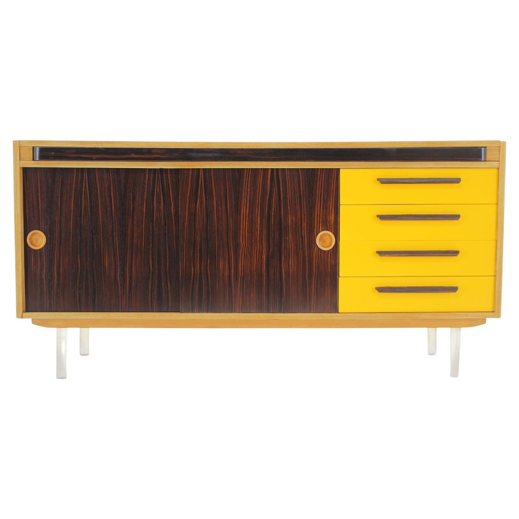 1960s Oak Sideboard with Desk, Germany For Sale at 1stDibs
