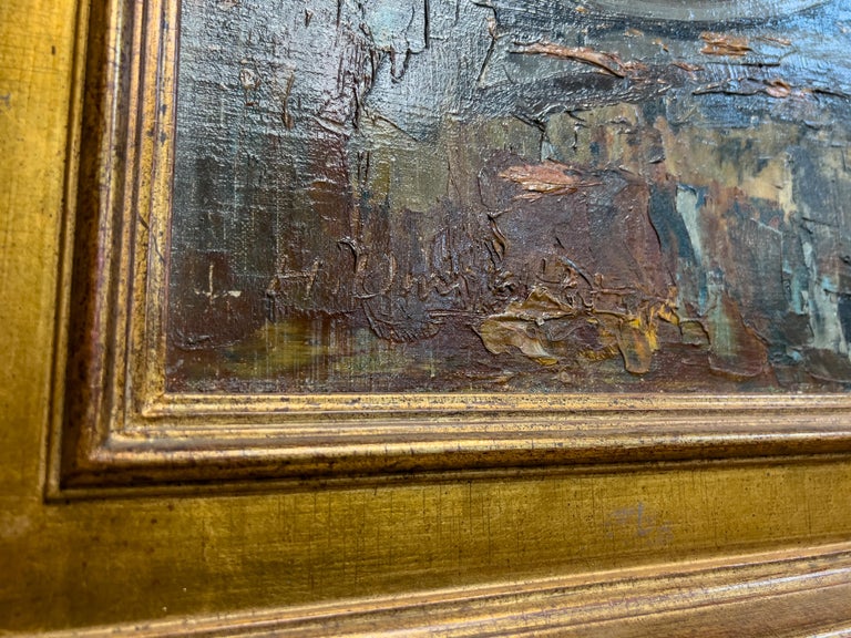 1960's Oil Painting on Canvas "Fall Reflections" For Sale at 1stDibs