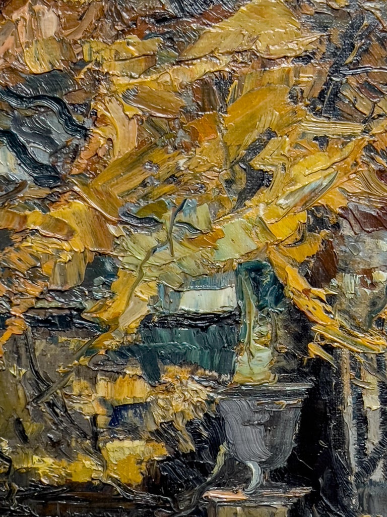 1960's Oil Painting on Canvas "Fall Reflections" For Sale at 1stDibs