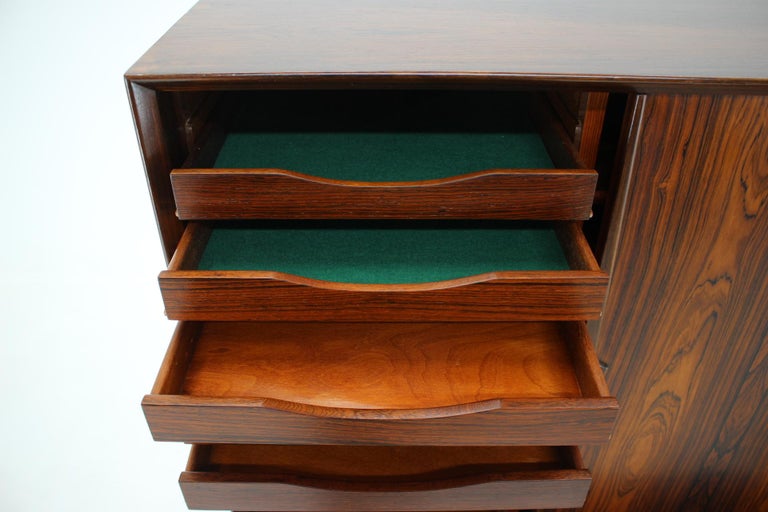 1960s Omann Jun Palisander Highboard, Model no. 13 at 1stDibs