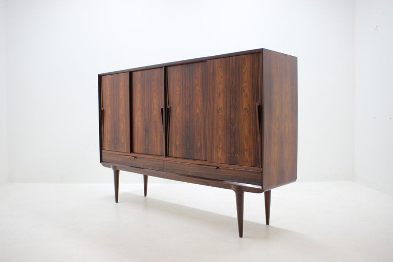 1960s Omann Jun Palisander Highboard, Model no. 13 at 1stDibs