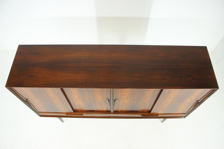 1960s Omann Jun Palisander Highboard, Model no. 13 at 1stDibs