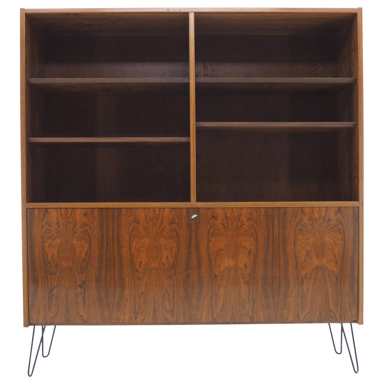 1960s Omann Jun Palisander Upcycled Bookcase, Denmark at 1stDibs