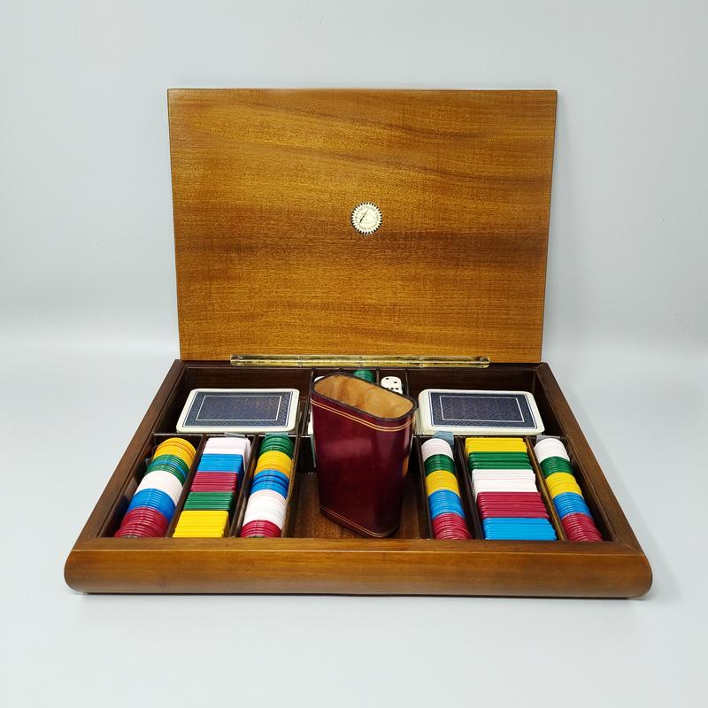 1960s Original Gorgeous Playing Cards Box by Piero Fornasetti. Made in ...
