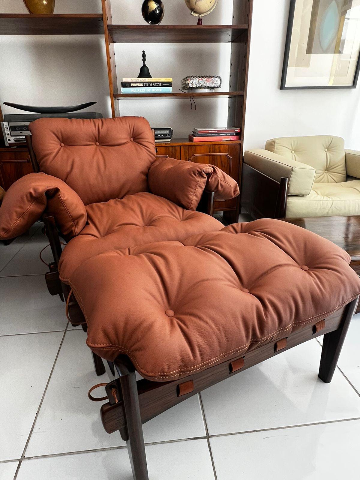 1960s Original Vintage Moleca Armchair and Ottoman by Sergio Rodrigues ...