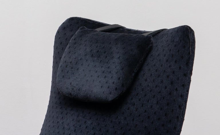 1960s Pair of Black Velvet Contourett Ronto Swivel Chairs by Alf ...