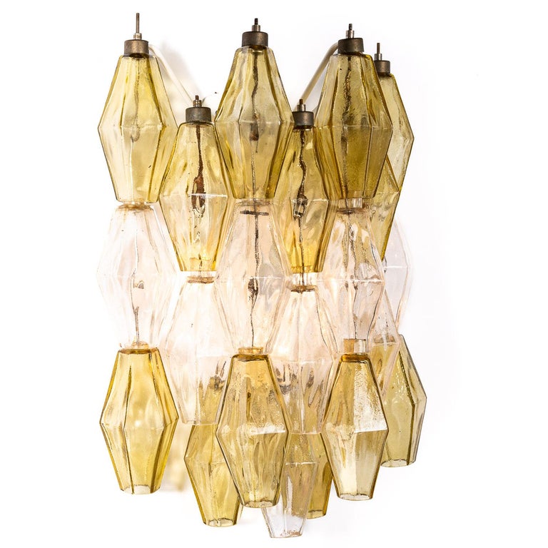 1960s Pair of Hand Blown Glass Sconces by Carlo Scarpa for Venini For ...