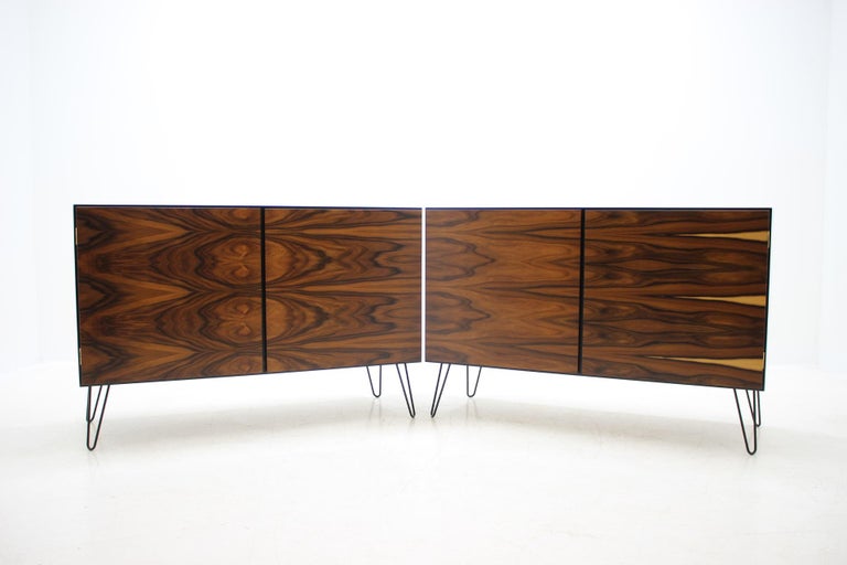 1960s Pair of Omann Jun Upcycled Palisander Sideboard at 1stDibs