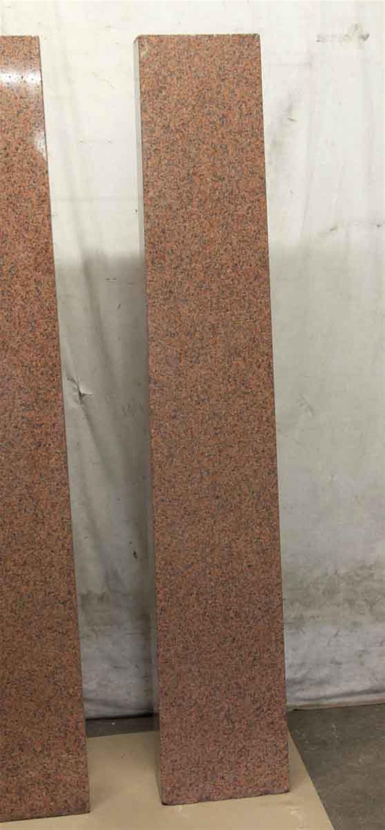 1960s Pair of Rectangular Solid Granite Column Pilasters For Sale at ...