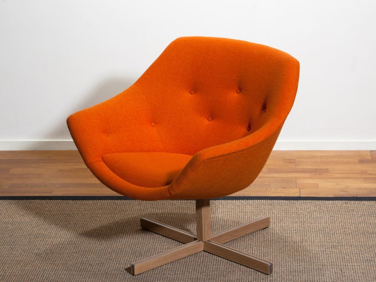 1960s, Pair of Swivel Club Lounge Armchairs by Carl Gustaf Hiort Nanna ...