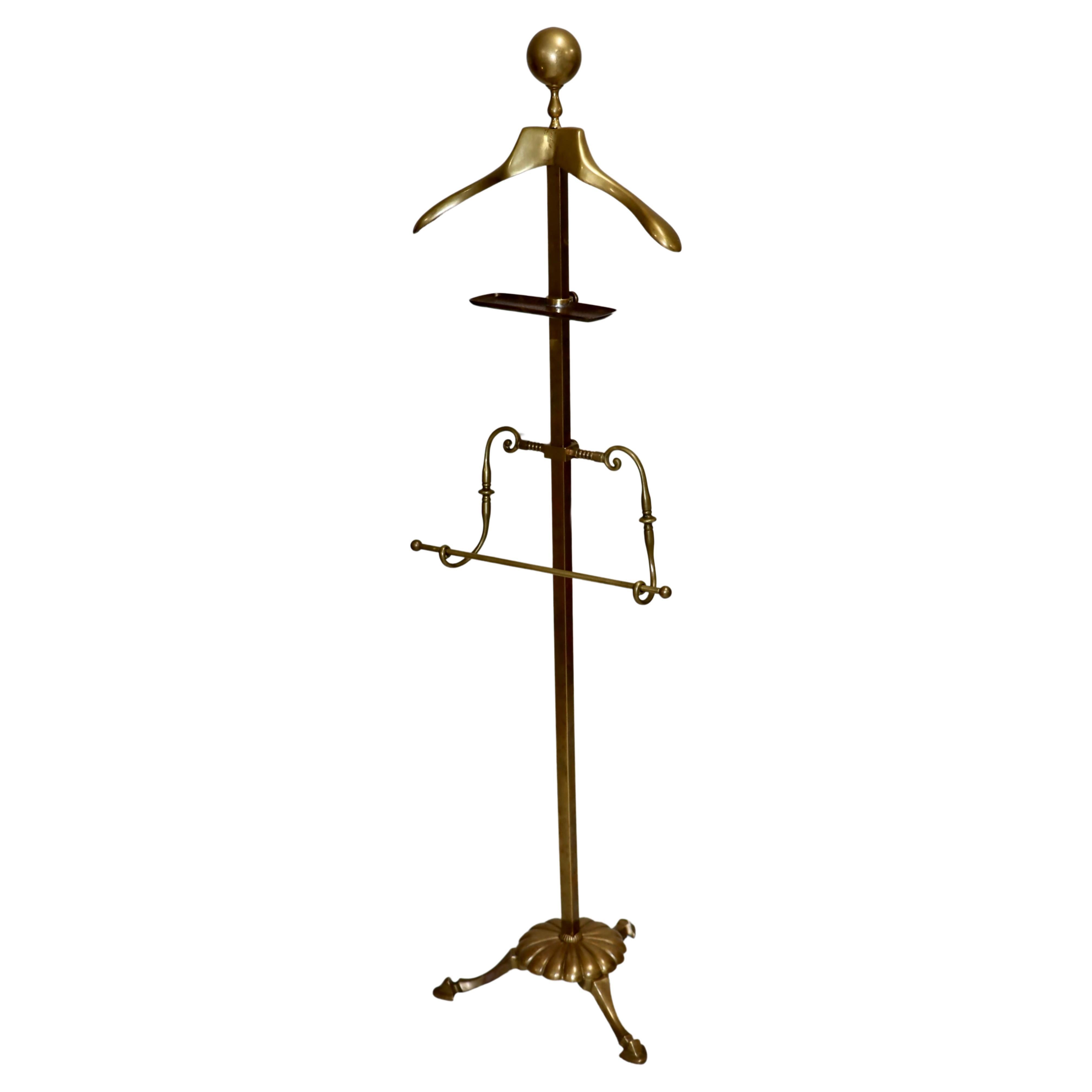 1960s Wood Bedroom Valet Stand at 1stDibs | small valet stand