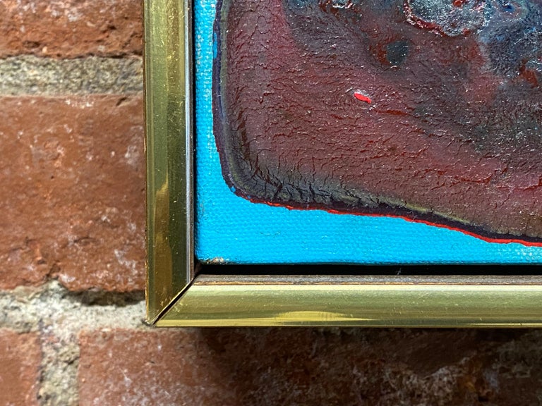 1960s Phillip Schreibman Style Spatter and Blow Psychedelic Painting ...